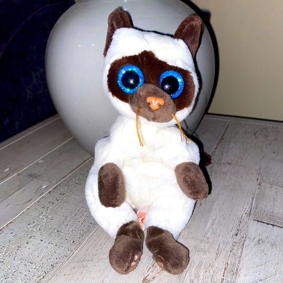 Ty | Toys | Ty Beanie Baby Bellies Miso The Siamese Cat 6 Inch Stuffed ...